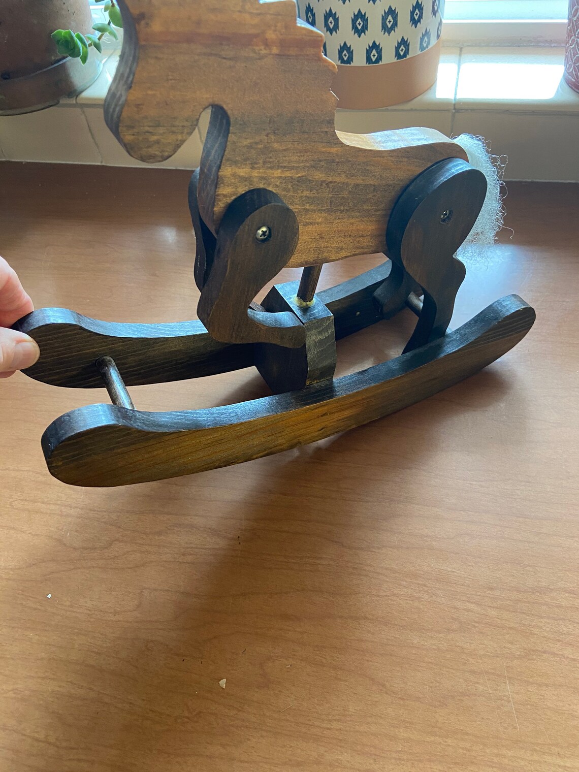 Handmade rocking galloping wooden horse. Great gift | Etsy