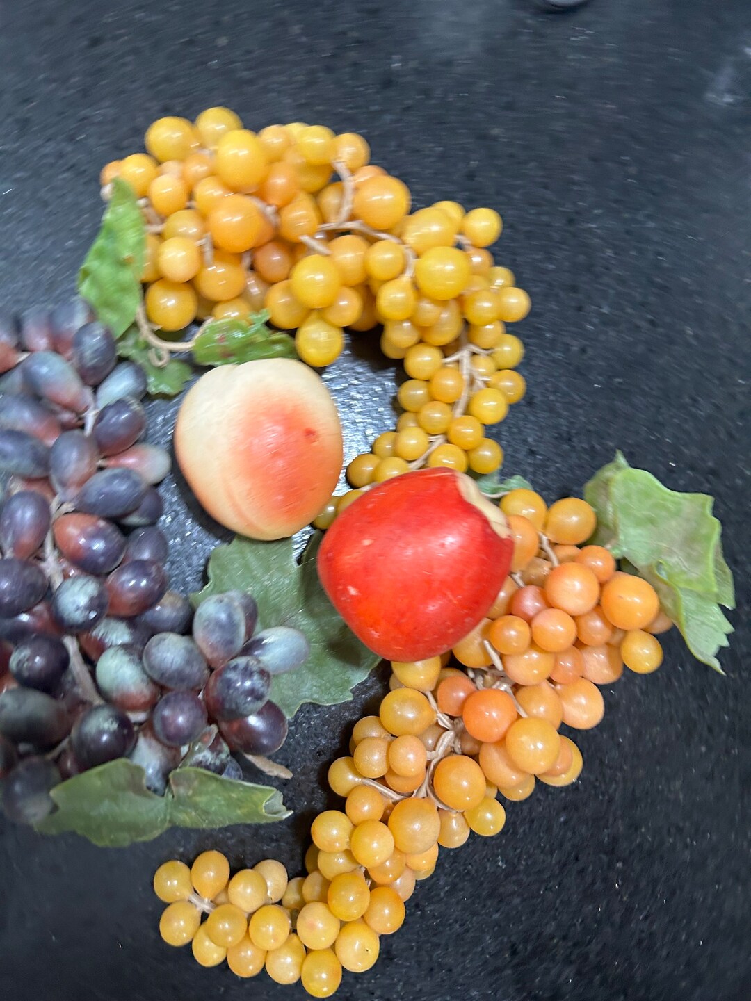 Vintage Fruit/rubber Type Fruit for Centerpiece . Has Different Sized ...