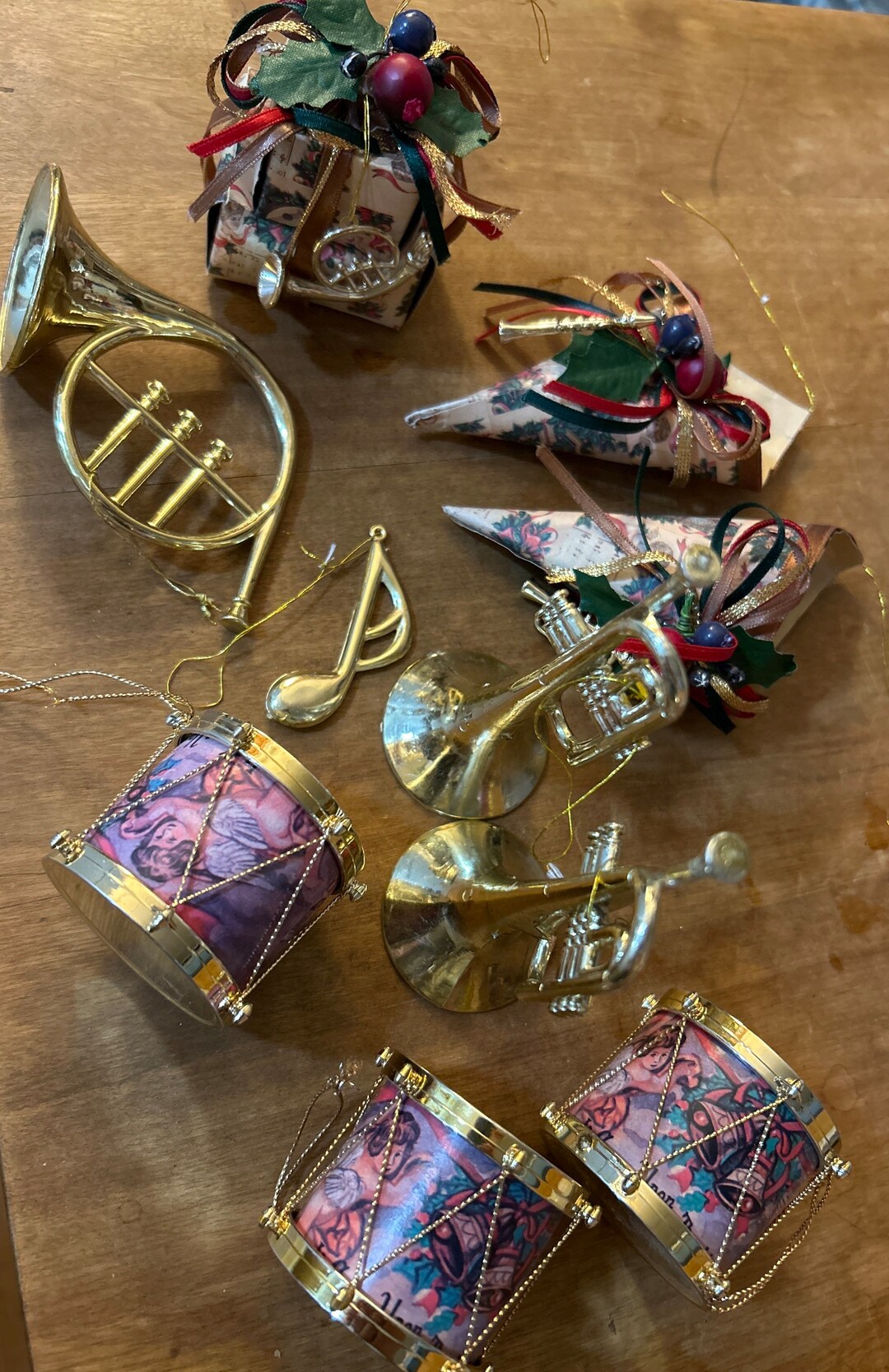 Christmas Tree Band Theme Ornaments Made of Plastic. Ten Items Total - Etsy