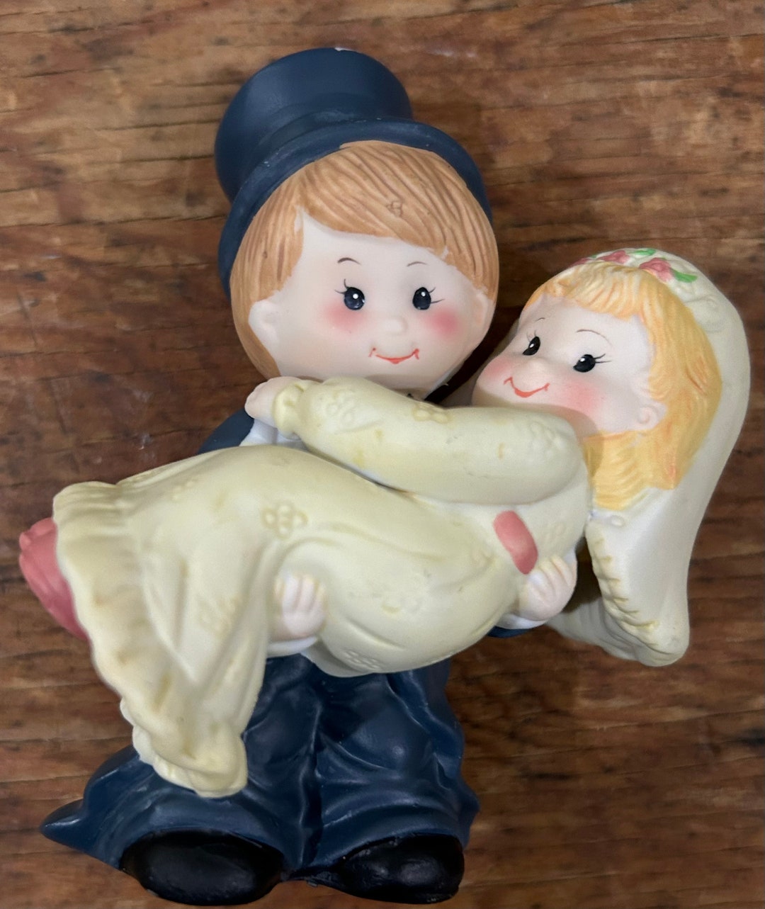 1985 Russ Berrie Figurine Bride and Groom Could Be Used as a Wedding ...