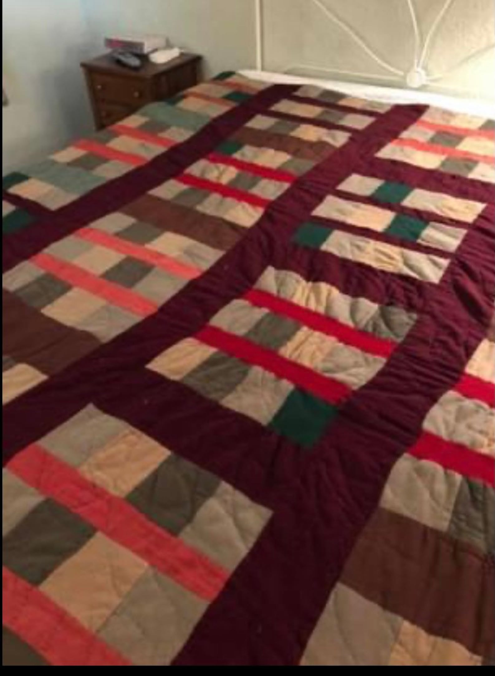 Antique Quilt handmade Early 1900s Very Heavy Quilt | Etsy