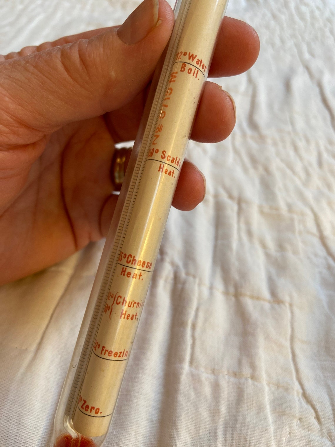 Rare Old Floating Glass Dairy Thermometer Made in Germany With | Etsy