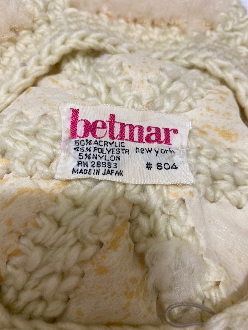 Betmar of New York Vintage Scottish #604 Pompom Hat of Polyester and ...