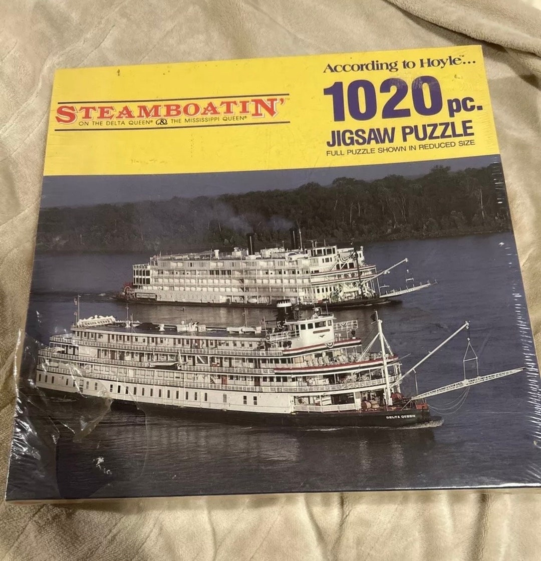 Vintage Puzzle. Steamboatin on the Delta Queen and the Mississippi ...