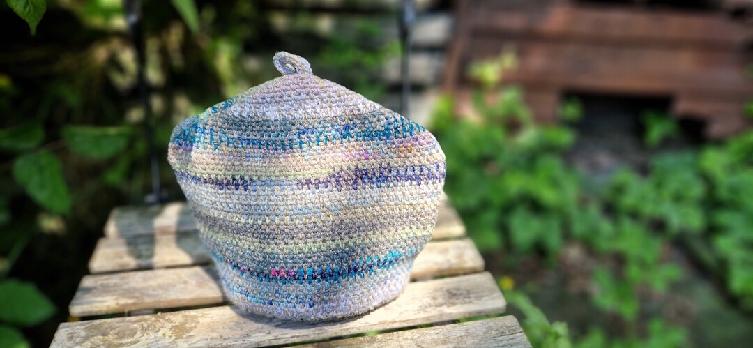 Tea Cosy,handmade Crochet Pure Wool Cozy, Pink Tea Hat, Made on ...