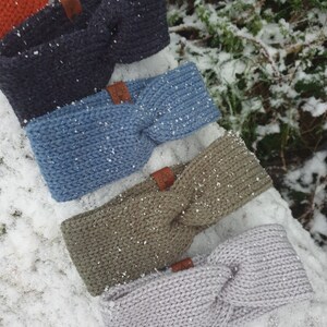 Girls Winter Headbands Girls Ear Warmers Childs Headband Knitted ...