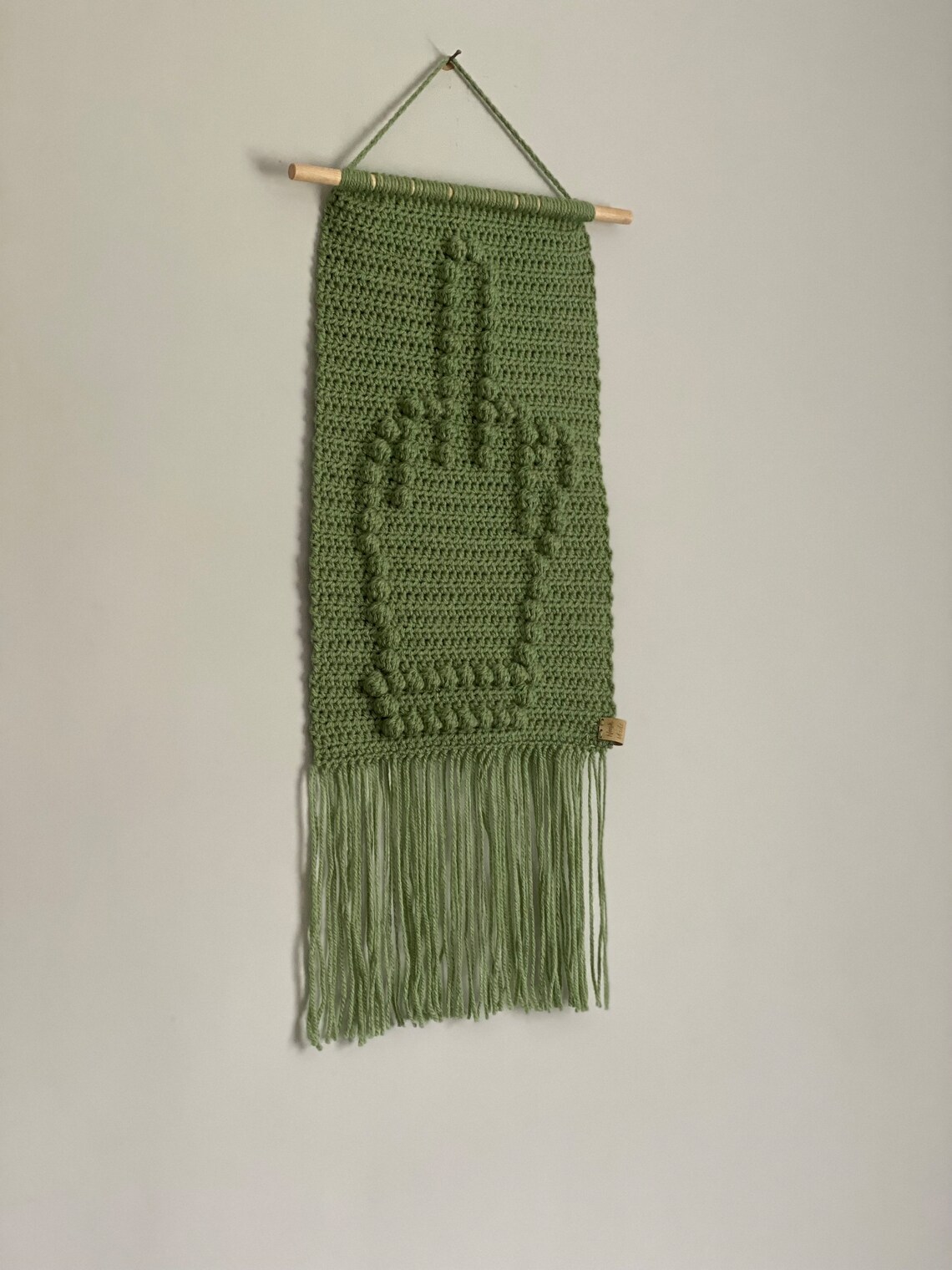 PDF Profanity Bobble Middle Finger Wall Hanging Crochet PATTERN ONLY ...