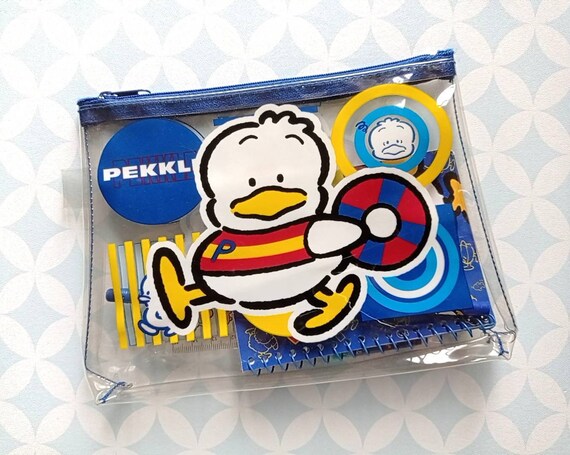 Vintage Sanrio 1998 Pekkle Stationery Set Pencil Case Ruler - Etsy