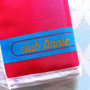 80s Vintage Nylon Canvas Pink Wallet Club Tinnie - Etsy