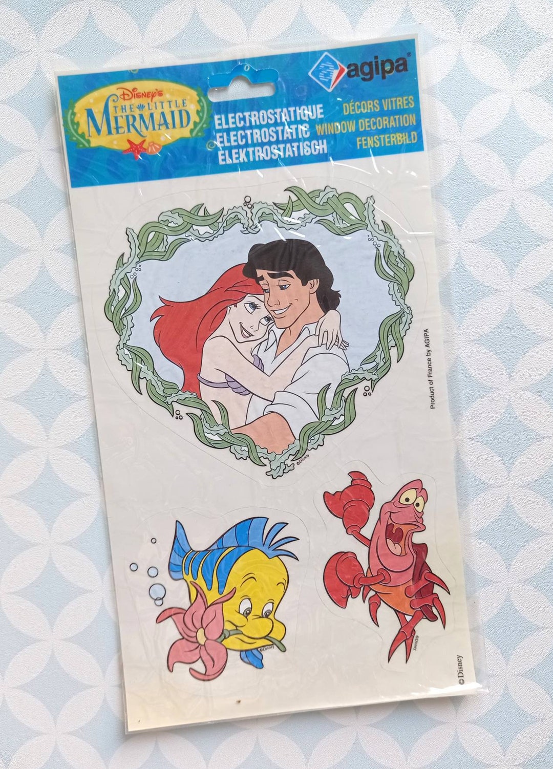 90s Vintage Agipa Made in France Disney the Little Mermaid ...