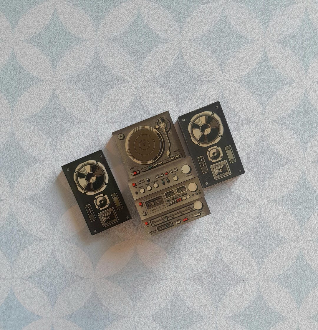 80s Vintage Music Stereo System Eraser Complete - Etsy