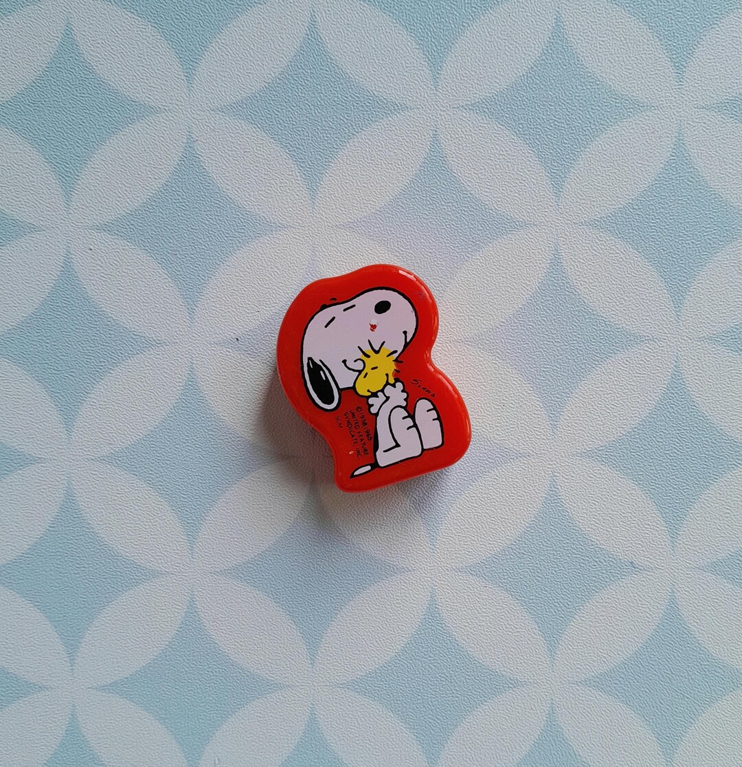 80s Vintage Peanuts Snoopy Cased Eraser - Etsy