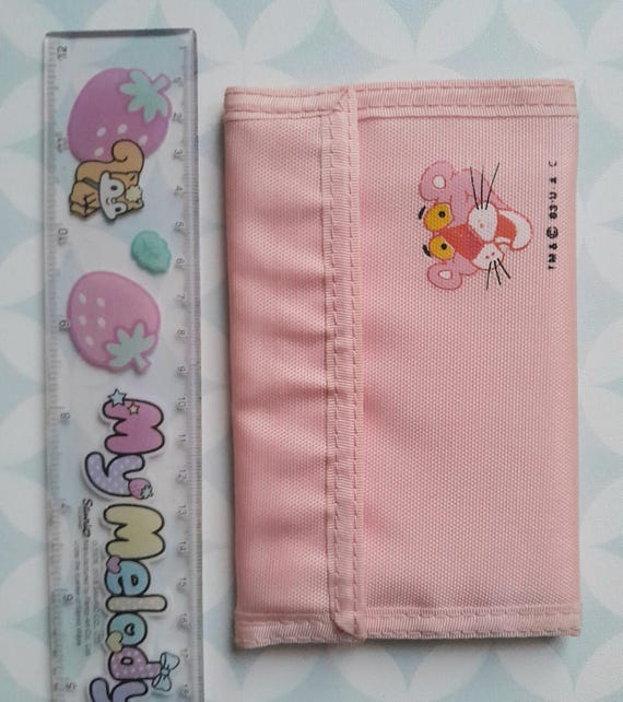 80s Vintage the pink panther light pink nylon canvas … - Gem
