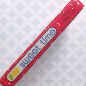 80s Vintage FLOMO Fancy Sweet Time Plastic Vinyl Magnetic Pencil Case ...