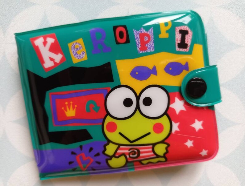 Vintage Sanrio 1996 Keroppi Plastic Vinyl Money Wallet NEW and - Etsy