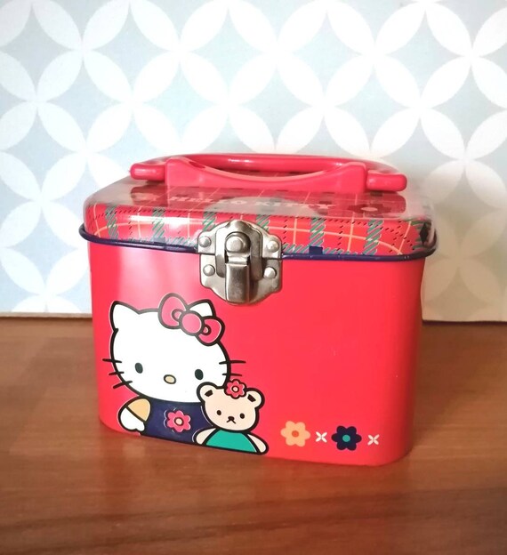 Vintage Sanrio 1995 Hello Kitty Metal Box Case - Etsy
