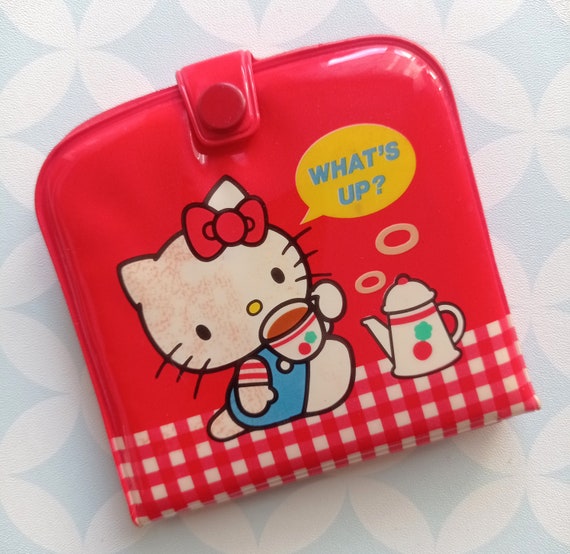 Vintage Sanrio 1985 Hello Kitty vinyl plastic money w… - Gem