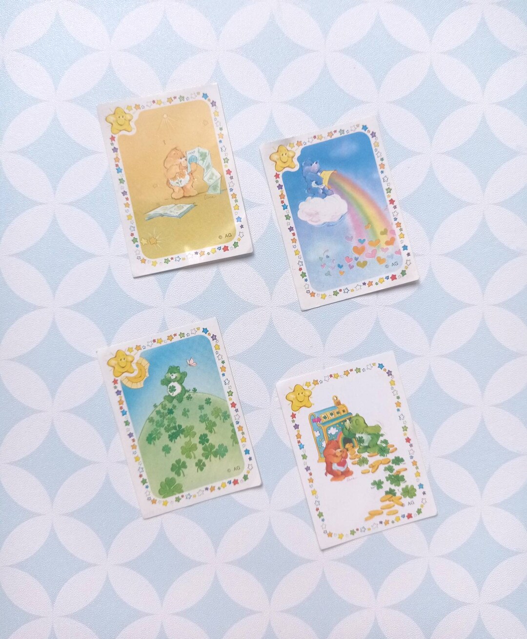 80s Vintage AGC Panini Carebears Stickers to Choose - Etsy