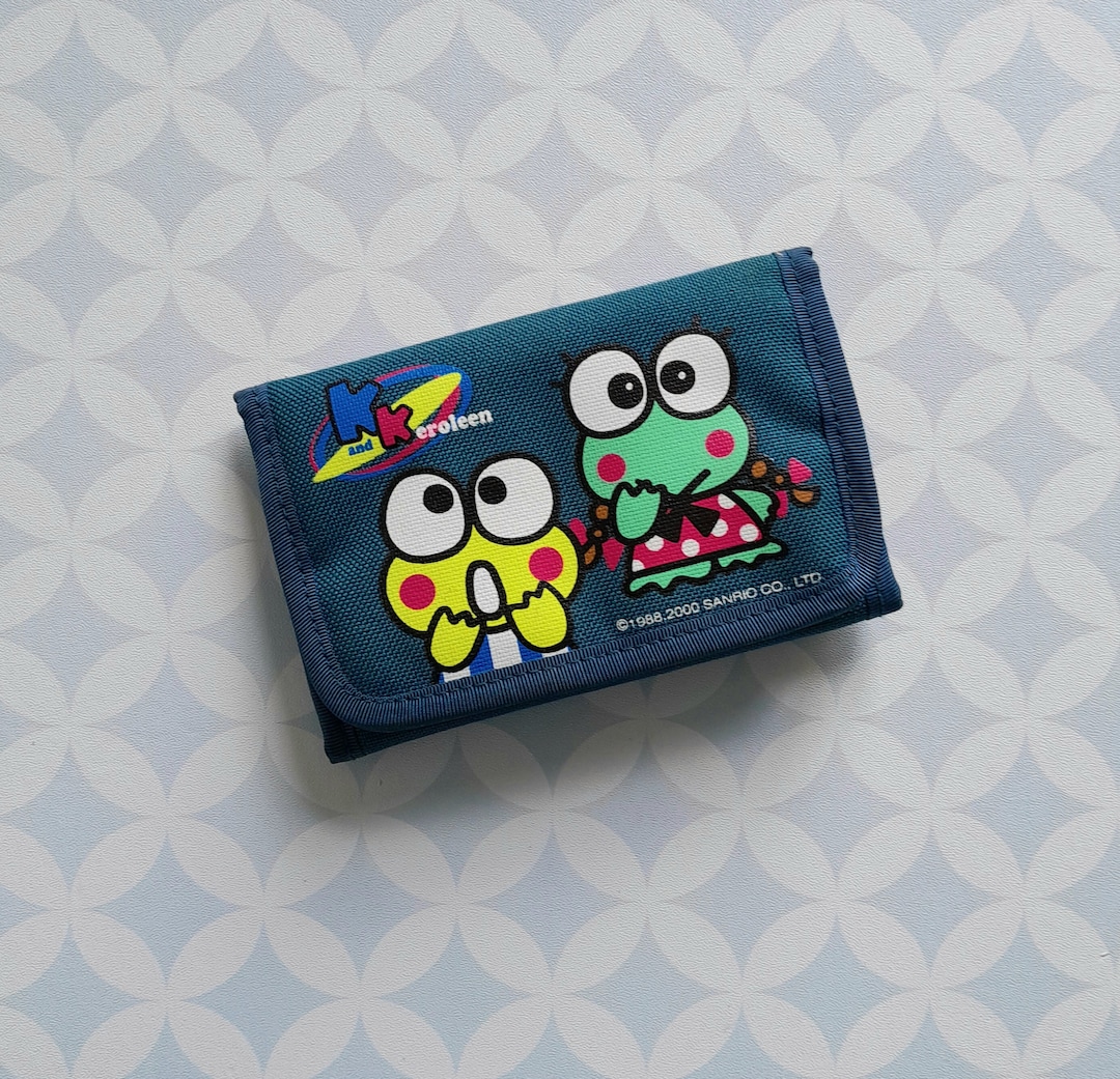Vintage Sanrio 2000 Keroppi Canvas Money Wallet - Etsy