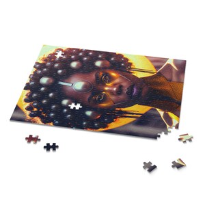 Afrofuturism Black Woman Puzzle 120, 252, 500-piece| Jigsaw Puzzle ...