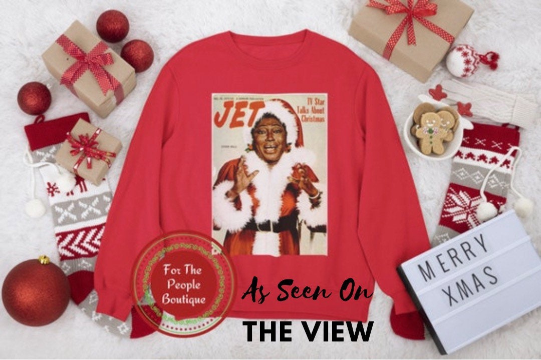 Esther Rolle Black Santa Claus Sweatshirt| African American Christmas ...