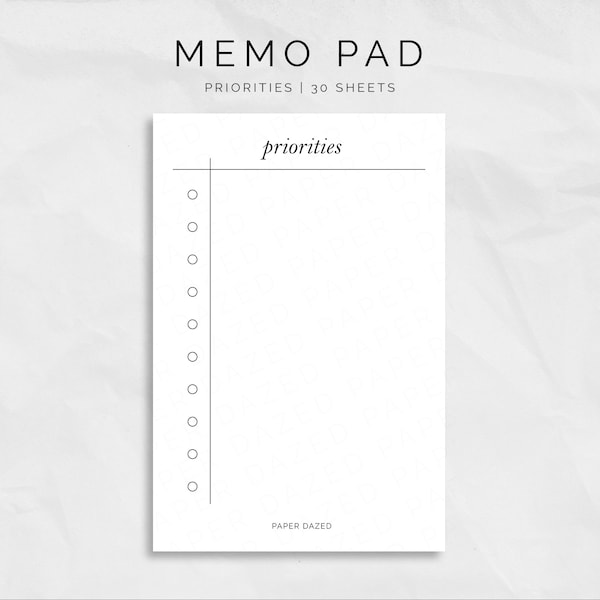 To Do List Pad - Etsy