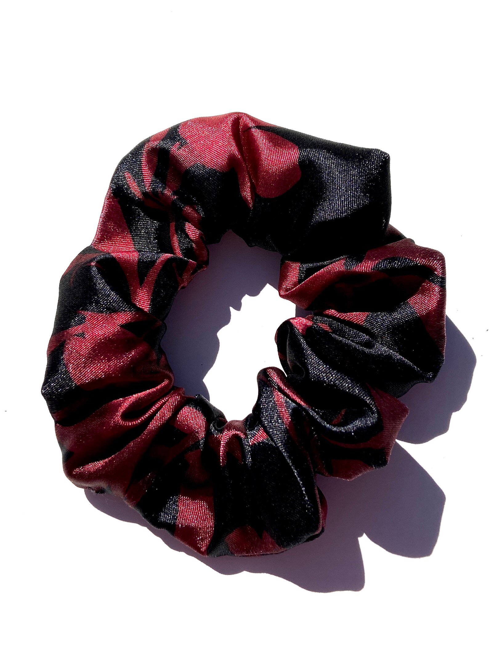 Red Scrunchies, Pack of 4, Velvet, Cotton, Satin - Etsy