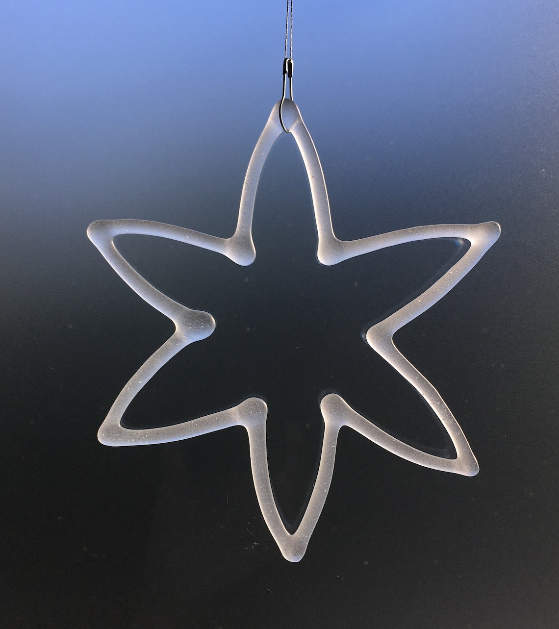 Fused Glass Outline Flower - Etsy