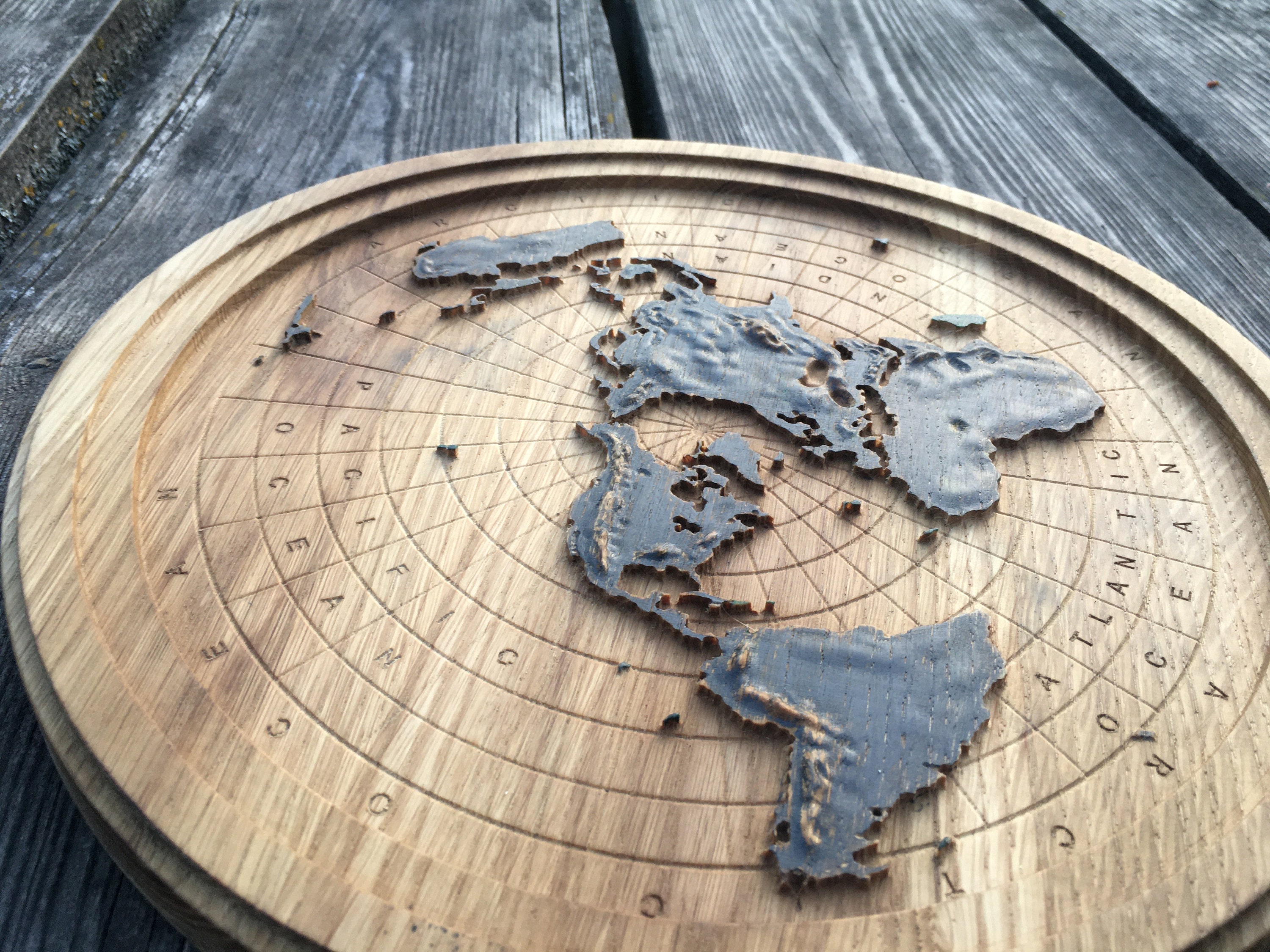 Flat earth map model - oregonreqop