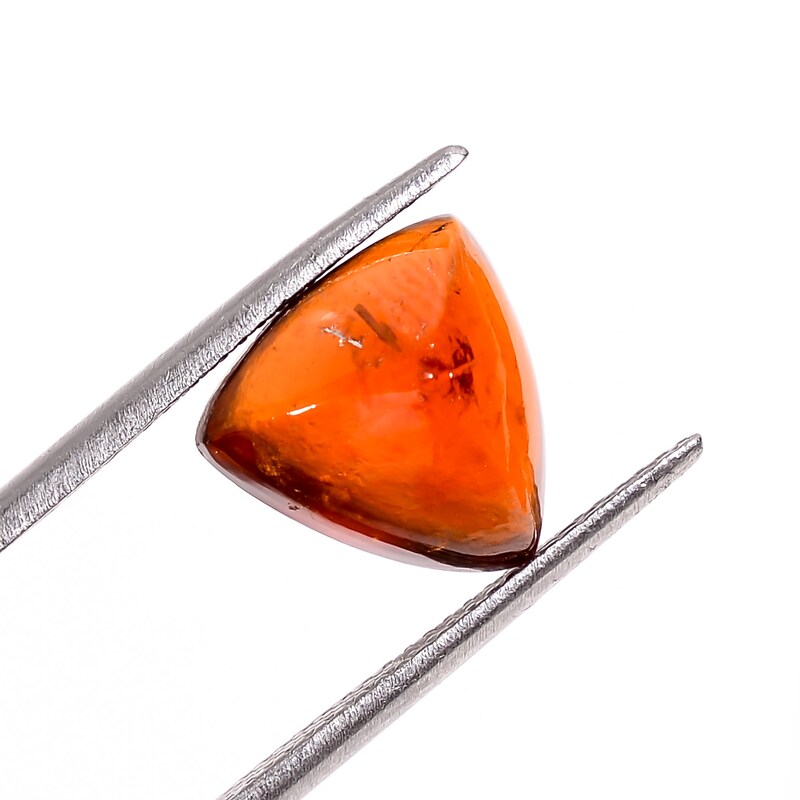 Trillion Cut Hessonite - Etsy
