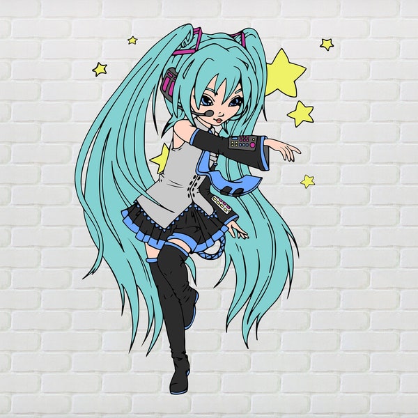 Hatsune miku cricut - Etsy México