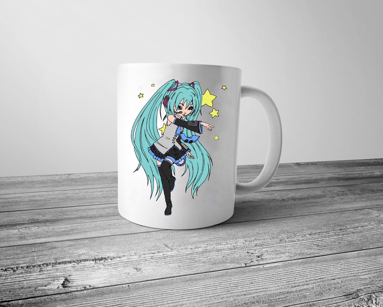 Hatsune Miku Svg Cricut Silhoutte Cut File Anime Girl | Etsy