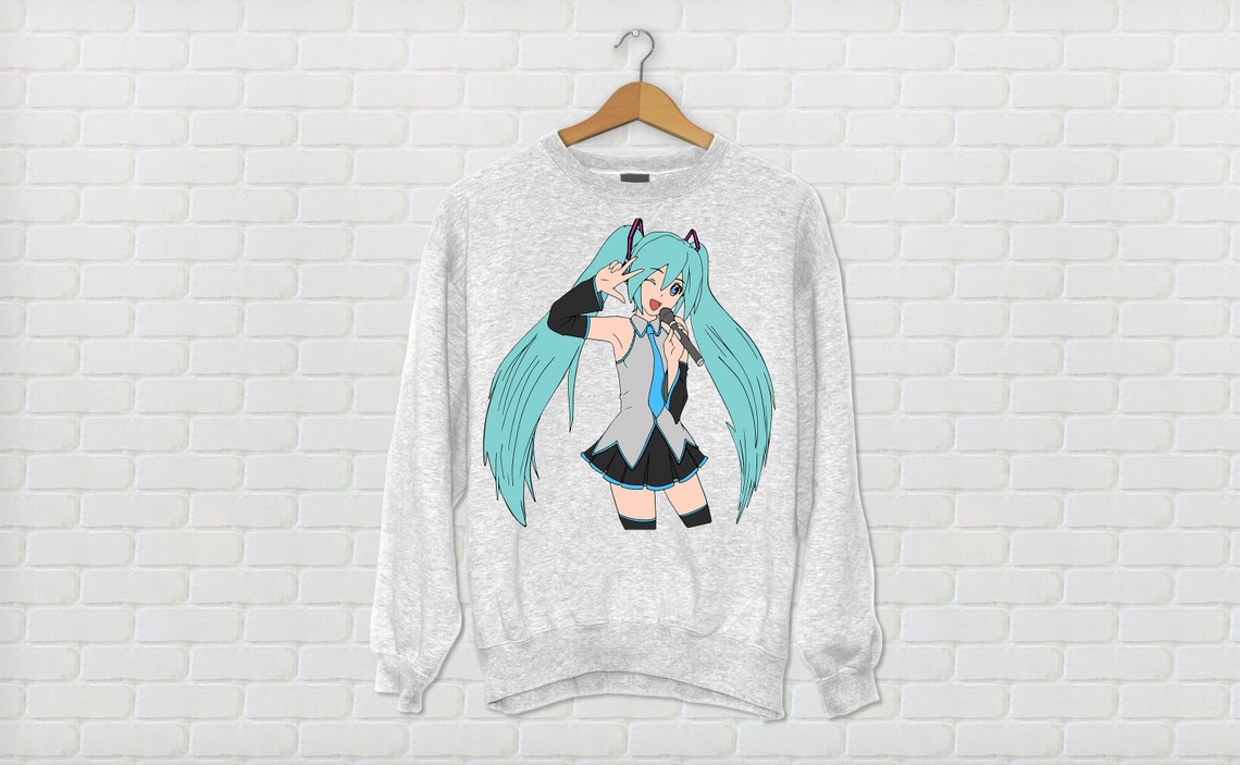 Hatsune Miku Svg Cricut Silhoutte Cut File Anime Girl - Etsy