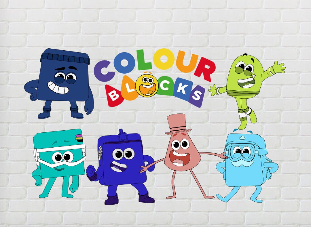 Bundle Color Blocks Svg, Colorblocks Svg, Number Blocks, Color Blocks ...