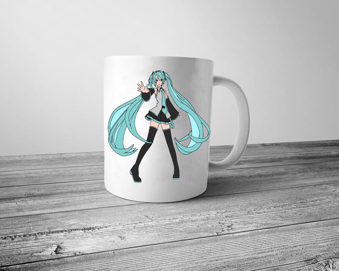 Hatsune Miku Svg Cricut Silhoutte Cut File Anime Girl - Etsy