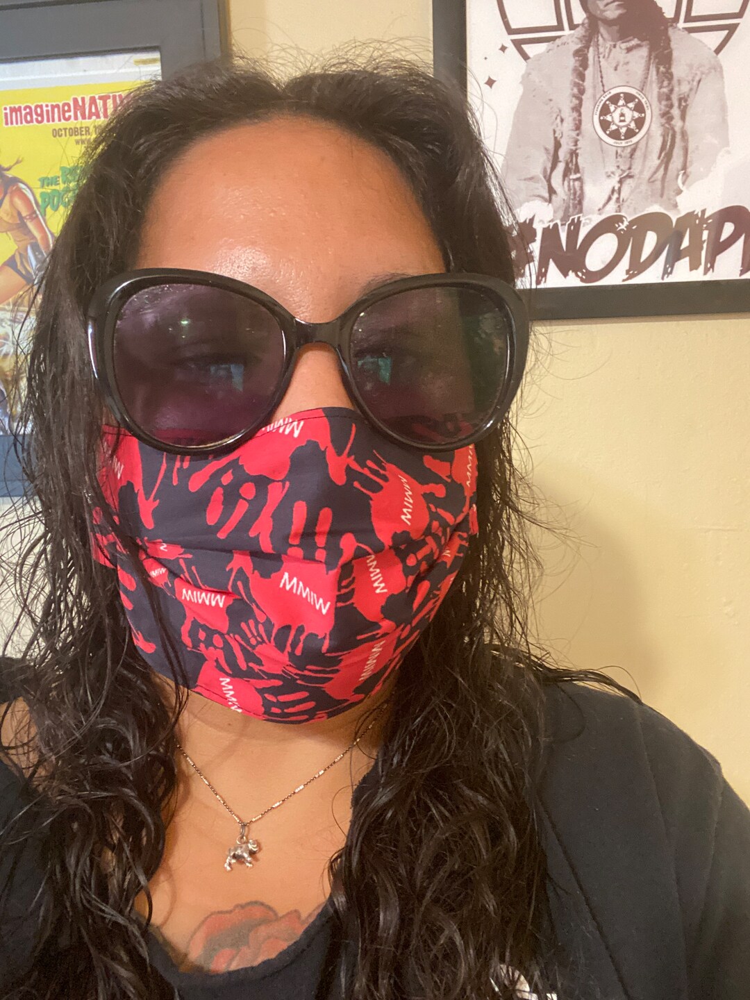 MMIW Handprint Mask Sticker - Etsy