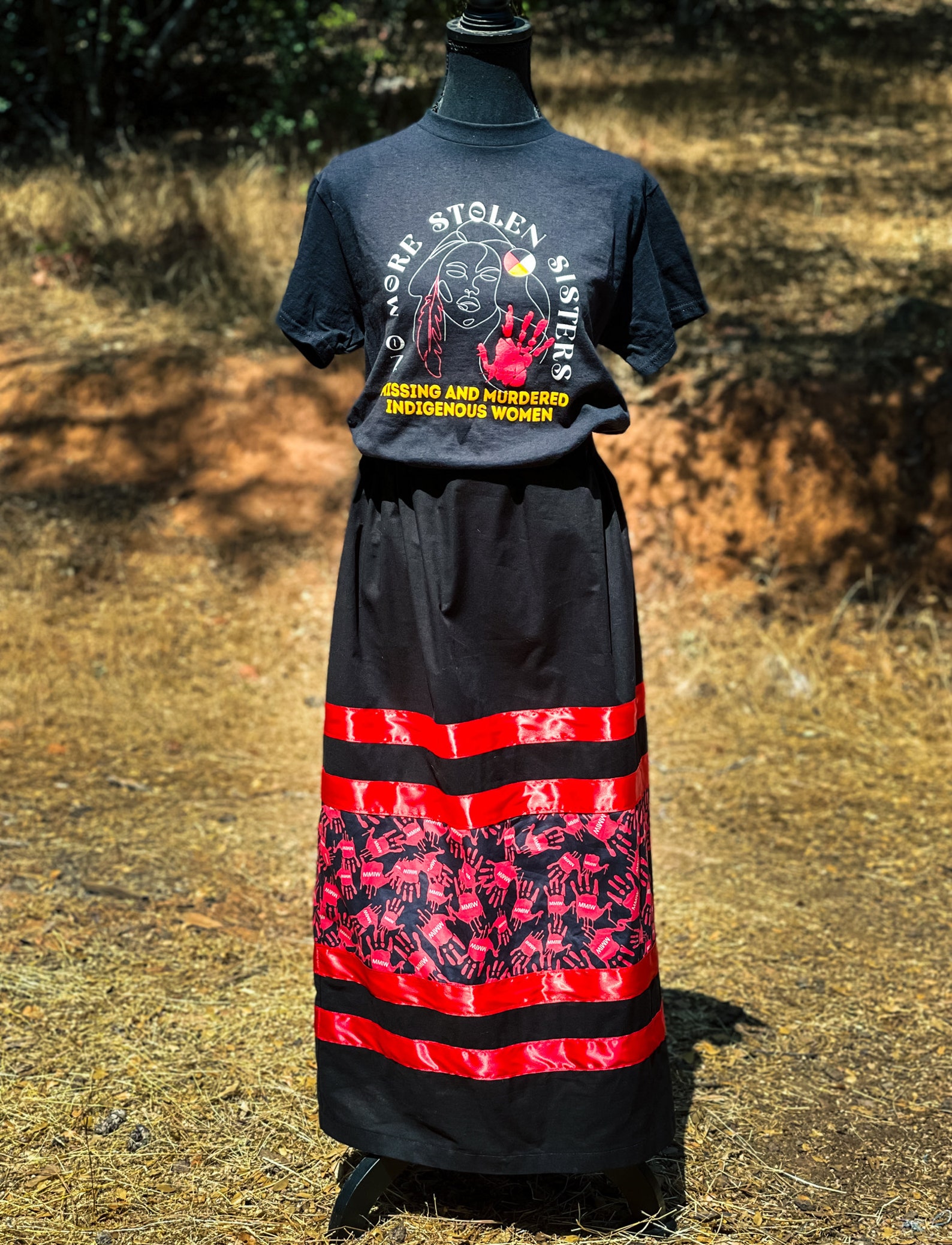 MMIW Ribbon Skirt Plus Mask - Etsy