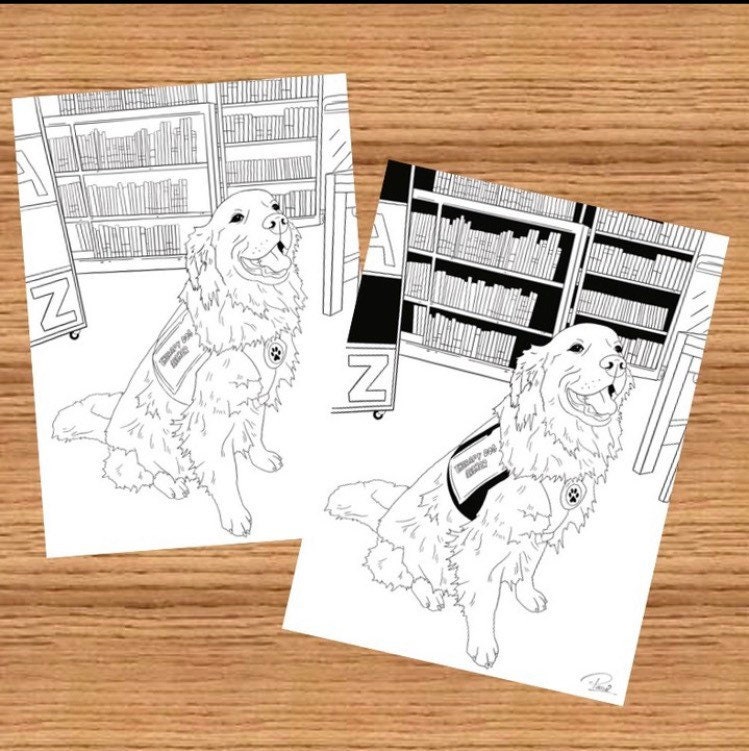 Custom Coloring Page digital File - Etsy