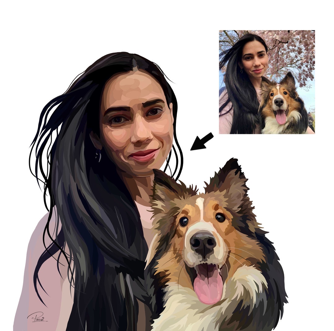 Custom Family Digital Portrait - Etsy