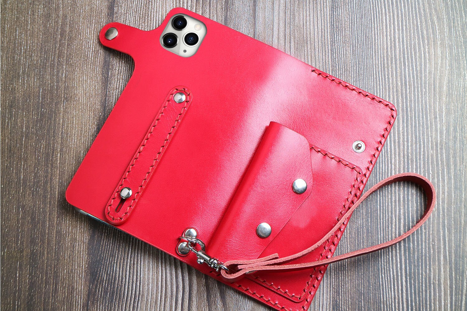 Wristlet Book Style Iphone 11 Pro Max Leather Wallet Case - Etsy