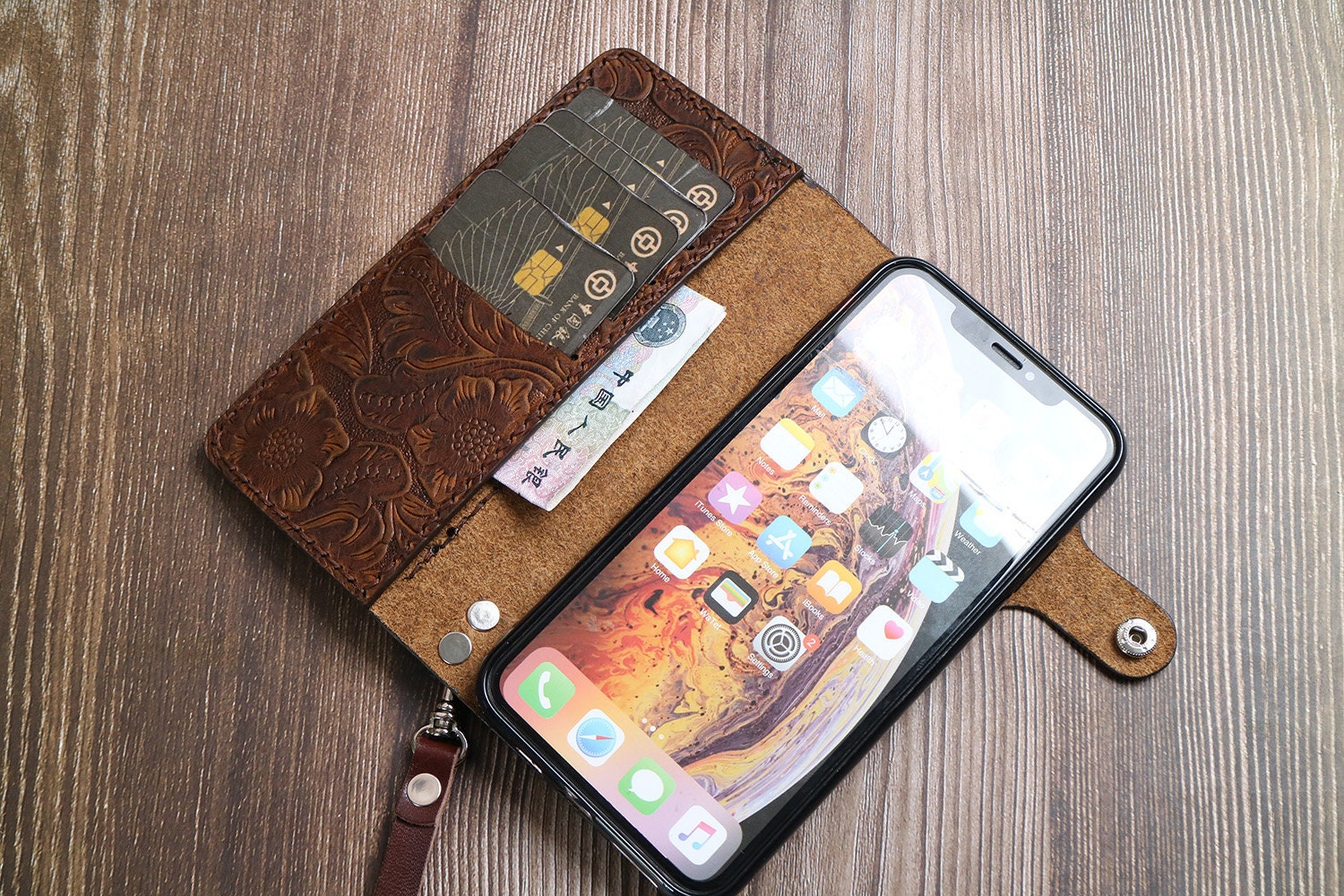 Wristlet Personalized iPhone 6 6 Plus 7 7 Plus 8 8 Plus | Etsy