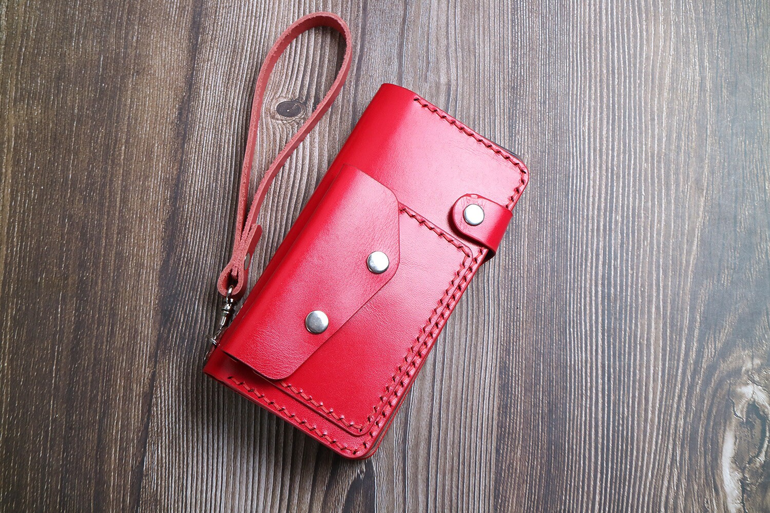 Wristlet Book Style iPhone 11 Pro Max Leather Wallet Case | Etsy