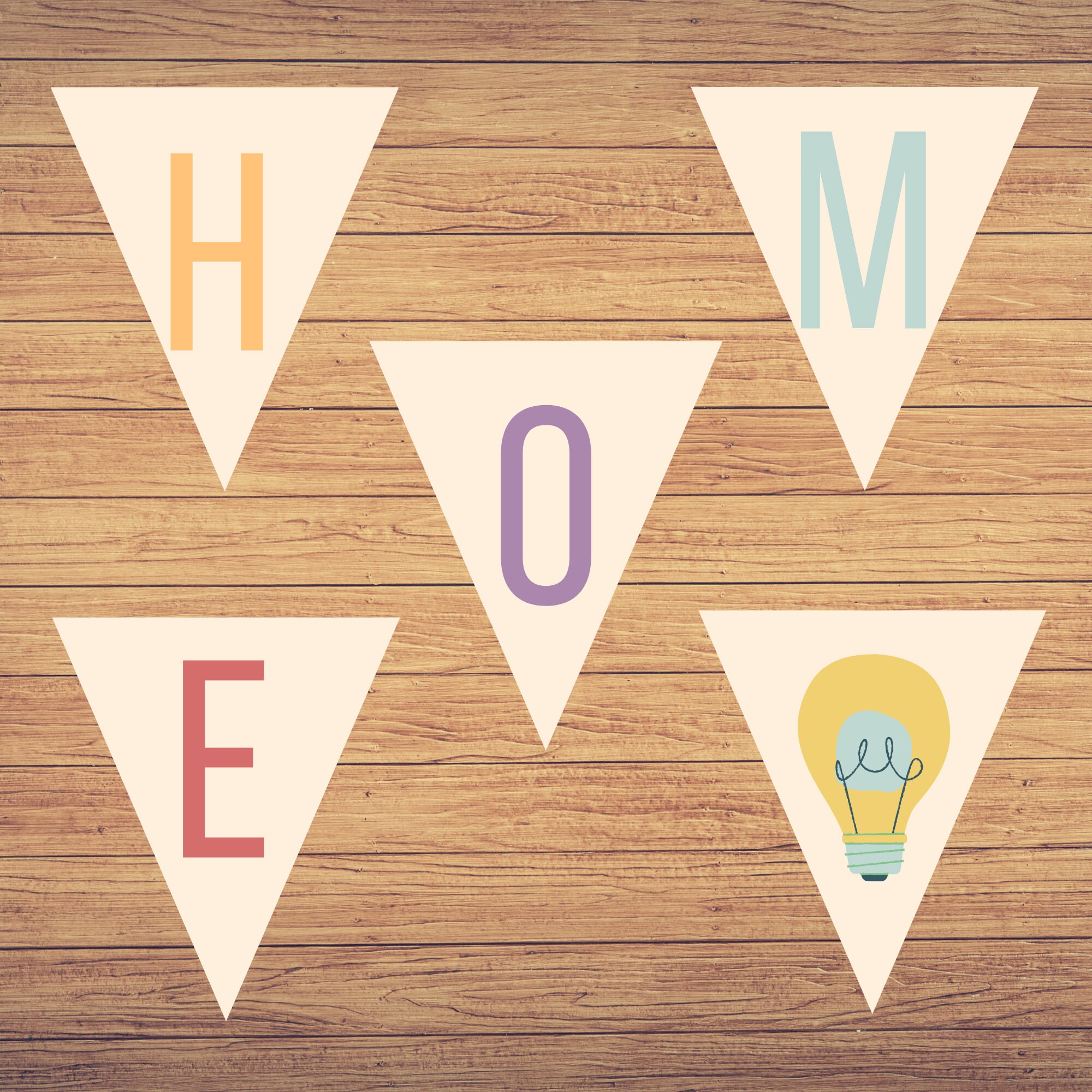 Home Sweet Homeschool Printable Banner | Homeschool Decor | Printable ...