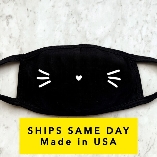 Face Mask Cats - Etsy
