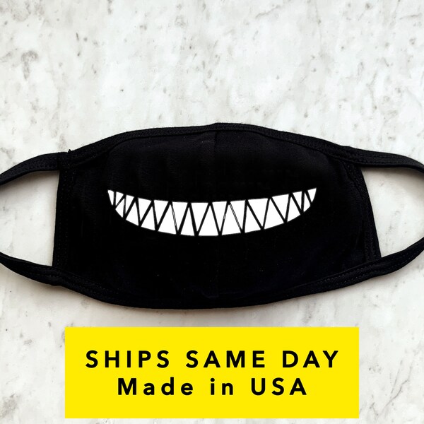 Smile Face Mask - Etsy