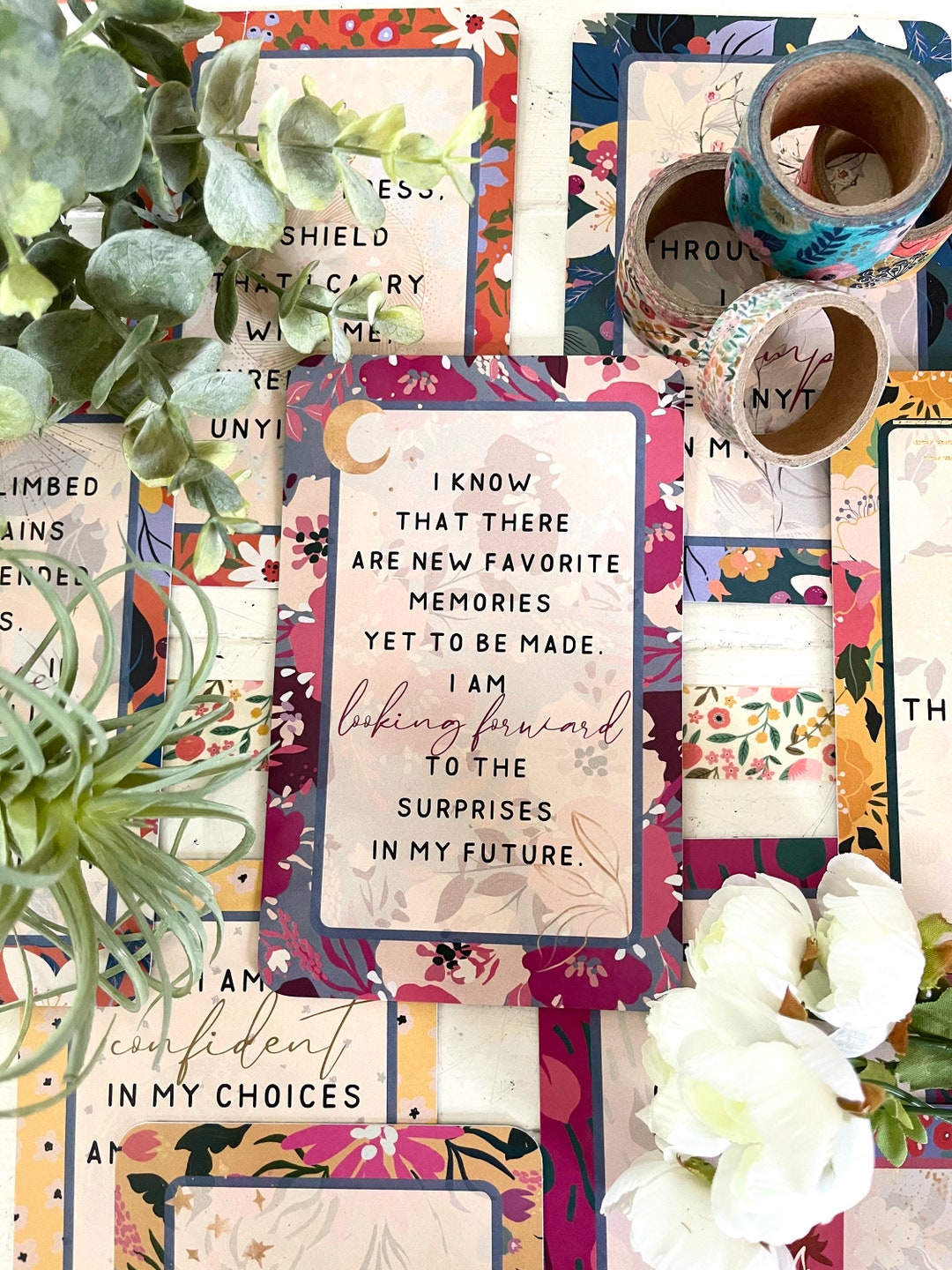 Spring Affirmation Cards, Affirmation Cards Deck, Mother's Day Gift ...