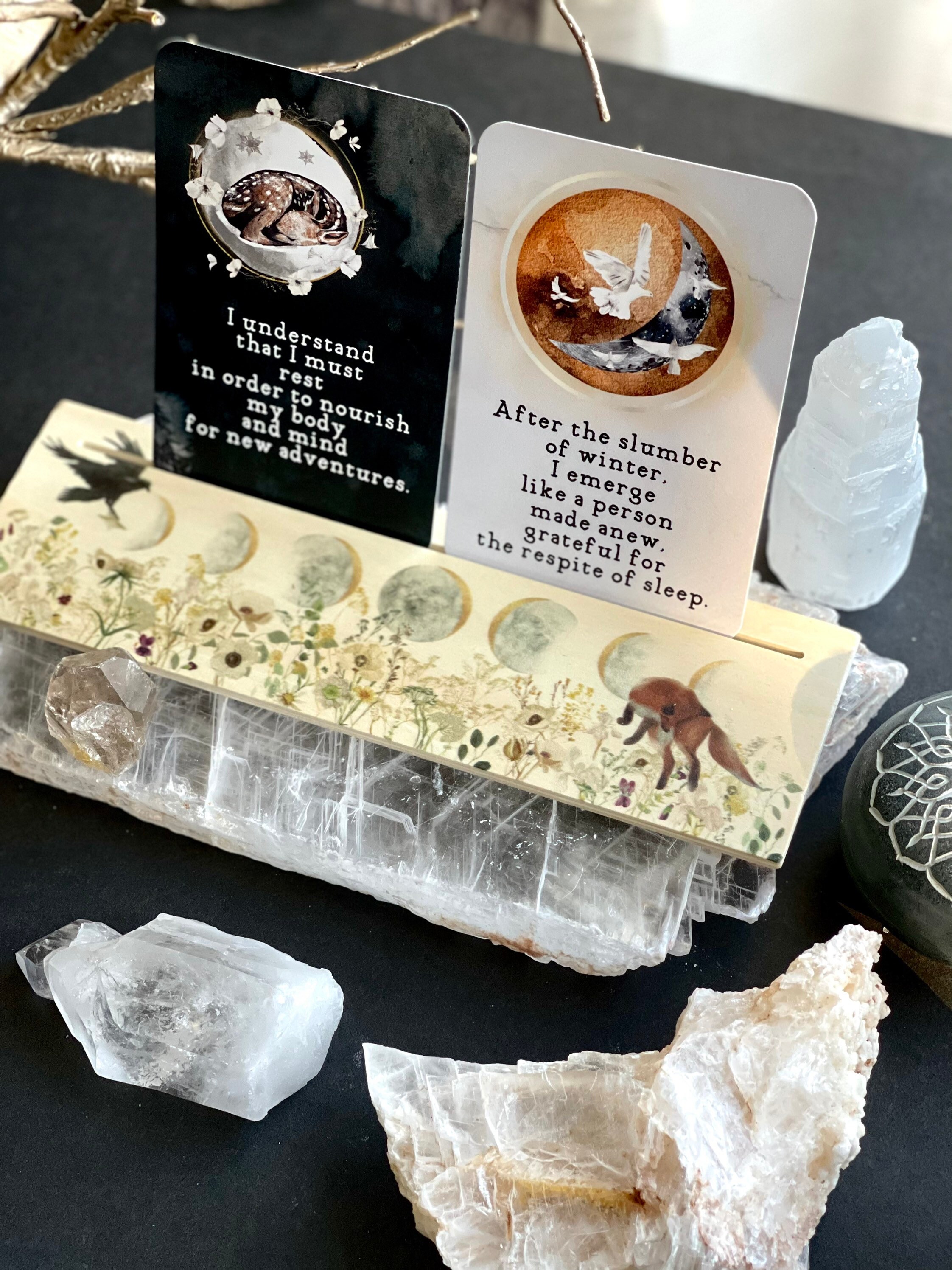 Winter Themed Affirmation Cards Affirmation Cards Deck - Etsy