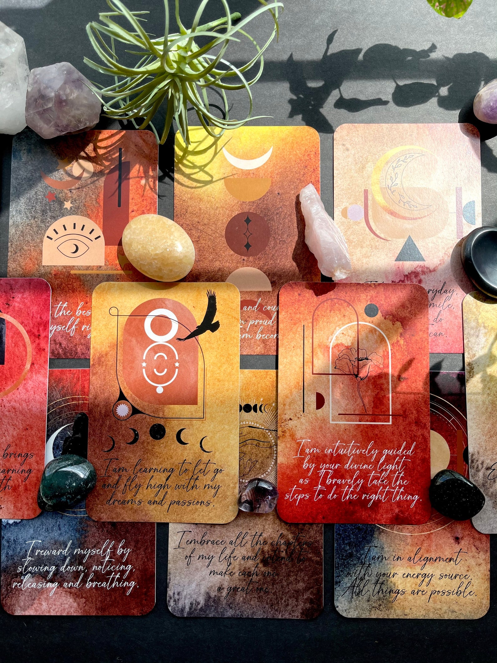 Affirmation Deck Cards Deck Affirmation Deck Letters to - Etsy