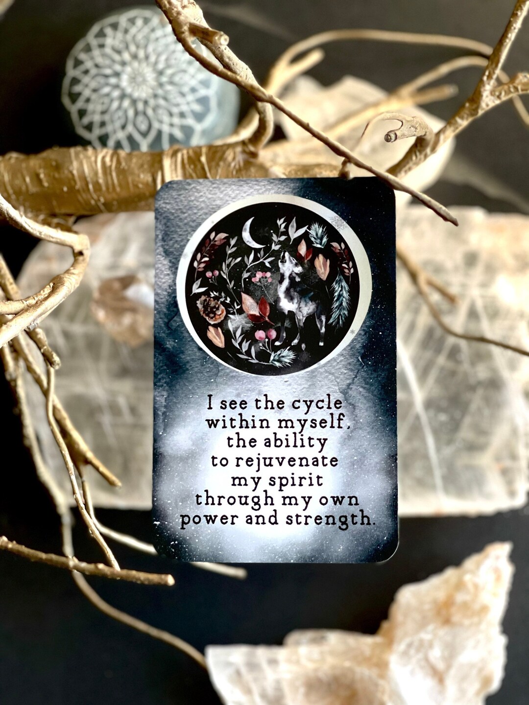 Winter Themed Affirmation Cards, Affirmation Cards Deck, Affirmations ...