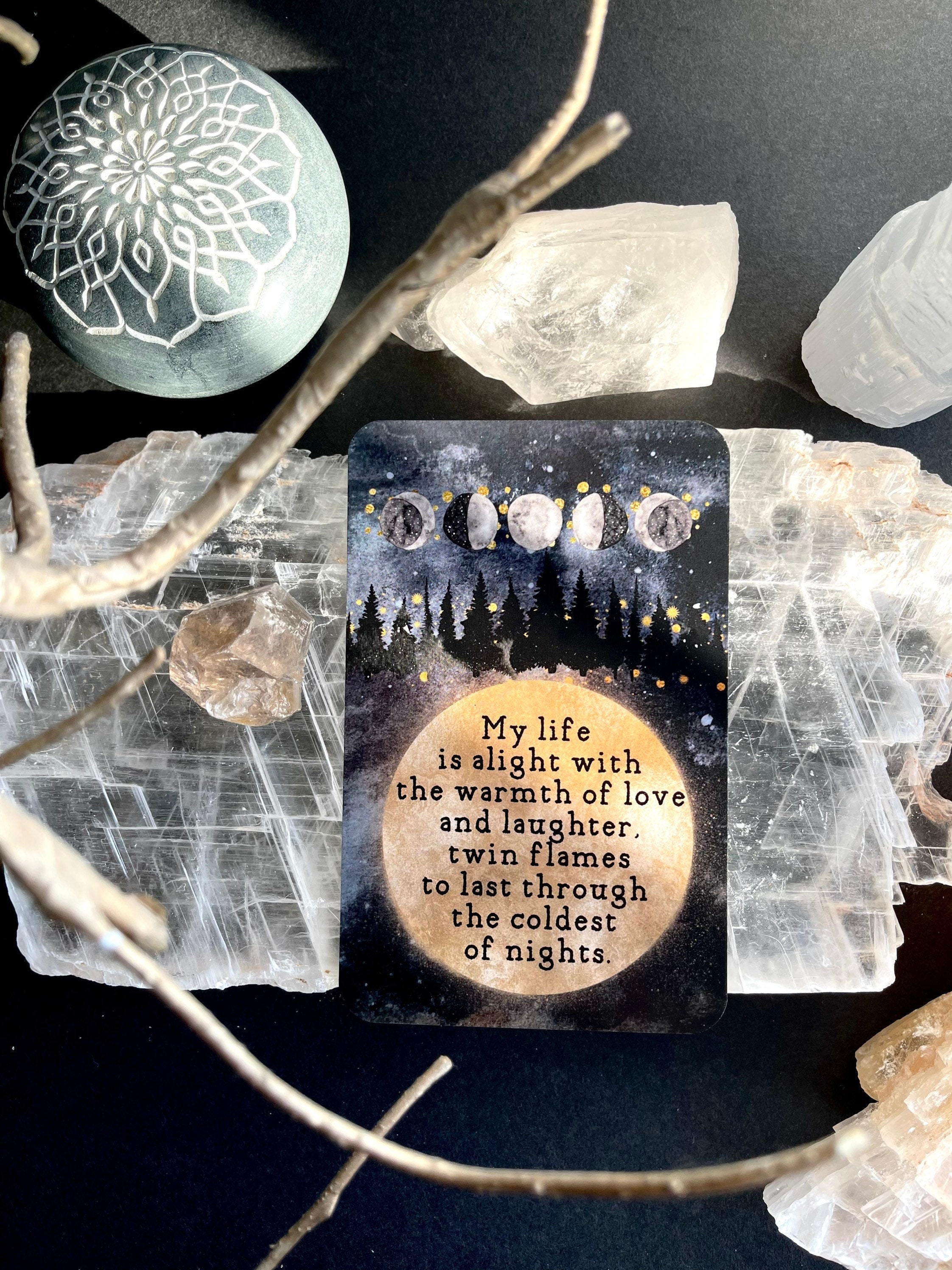 Winter Themed Affirmation Cards Affirmation Cards Deck - Etsy